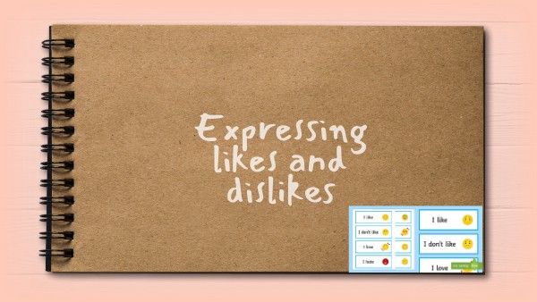 Expressing likes and dislikes | Genially
