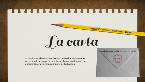 La carta | Genially