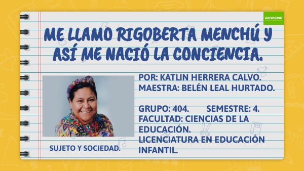 RIGOBERTA MENCHÚ | Genially