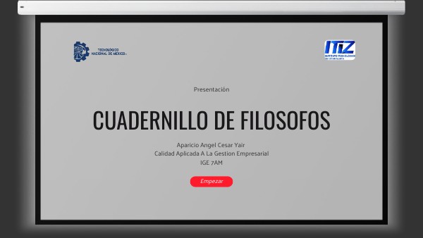 CUADERNILLO DE FILÓSOFOS CALIDAD | Genially