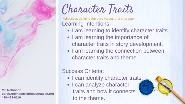Character Traits | Genially