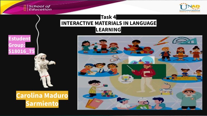 Task 4 INTERACTIVE MATERIALS IN LANGUAGE LEARNING