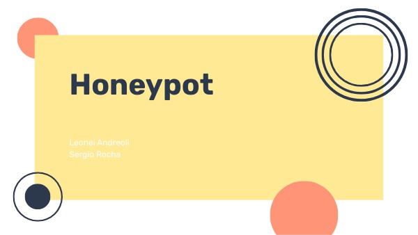 Honeypot TP | Genially