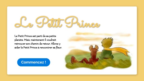 Le Petit Prince - Chapitres 1 à 9