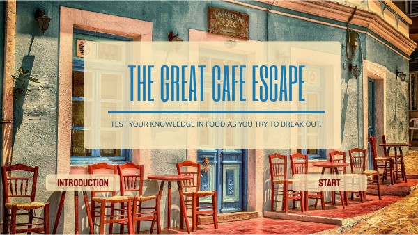 The Great Cafe Escape