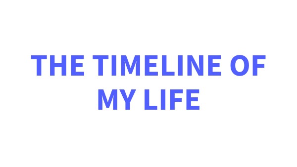 the timeline of my life | Genially