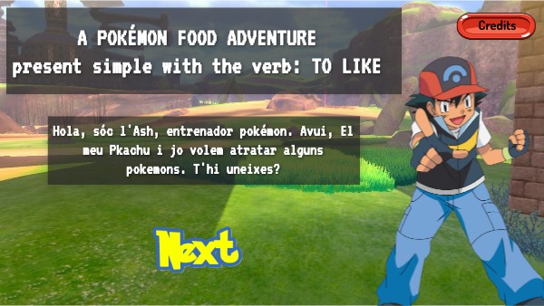 POKEMON FOOD present simple verb to like @learn.with.games | Genially
