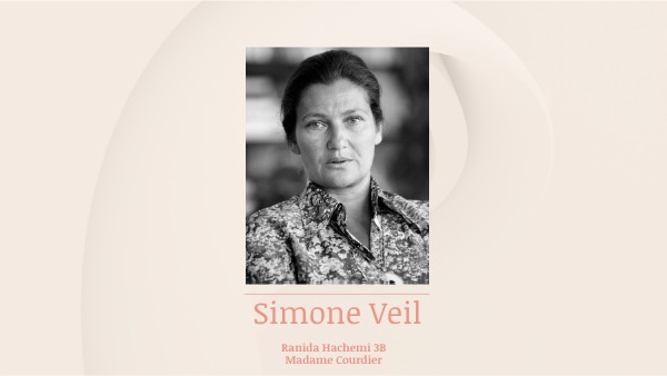 Simone Veil. | Genially