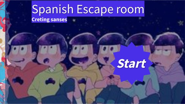 Spanish Escape room | Genially