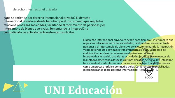 PRESENTACIÓN UNI EDUCACIÓN | Genially
