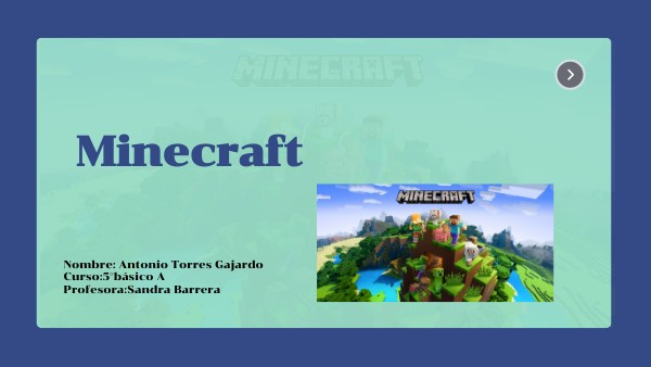 presentación minecraft