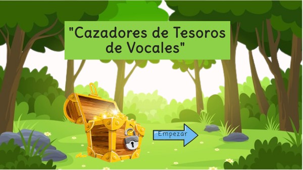 "Cazadores de Tesoros de Vocales"