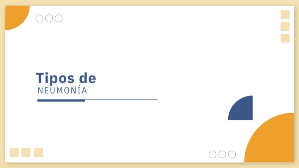 Tipos de Neumonía
