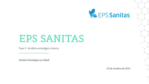 Fase 3 EPS SANITAS | Genially
