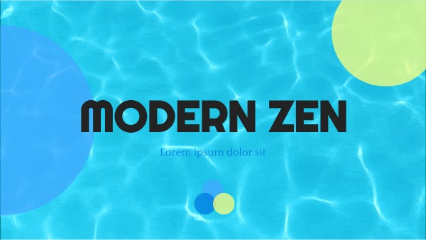 MODERN ZEN PRESENTATION | Genially