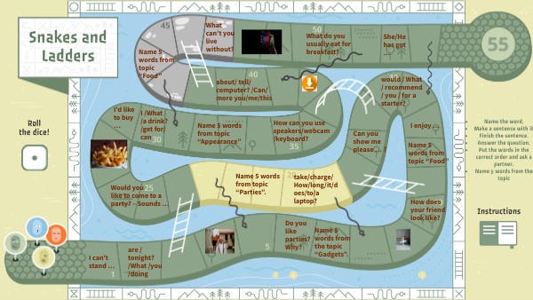 SNAKES AND LADDERS | Genially