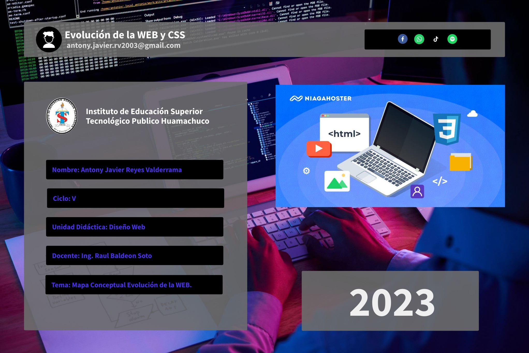 Evolución de la WEB y CSS