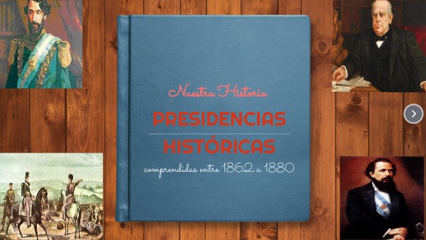 Presidencias históricas argentinas - 1862 a 1880 | Genially