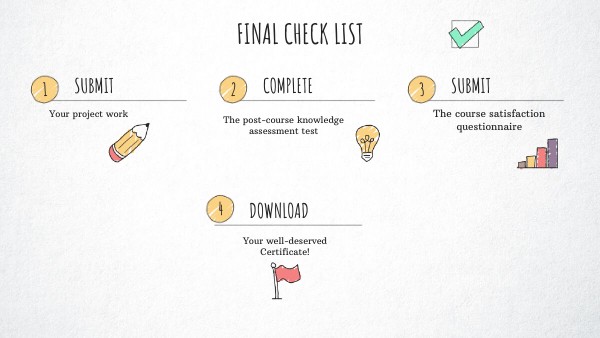 COURSE FINAL CHECKLIST