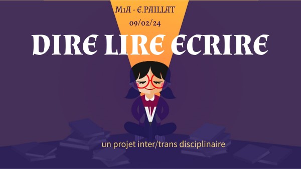 Dire Lire Ecrire M1A