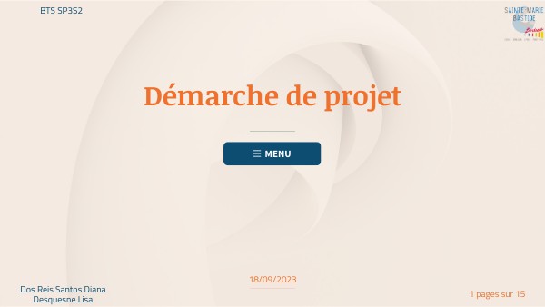 Démarche de projet | Genially