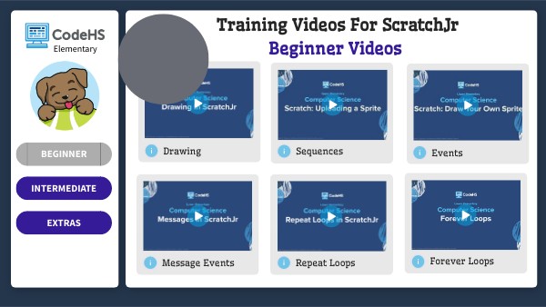 CodeHS Elementary ScratchJr Training Videos | Genially