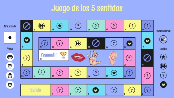 JUEGO DE LOS 5 SENTIDOS | Genially