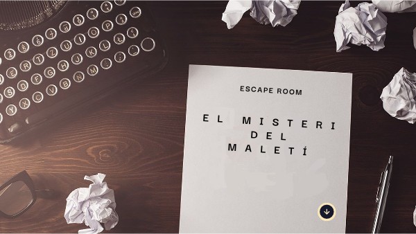 ESCAPE ROOM. EL MISTERI DEL MALETÍ