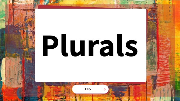 Plurals | Genially