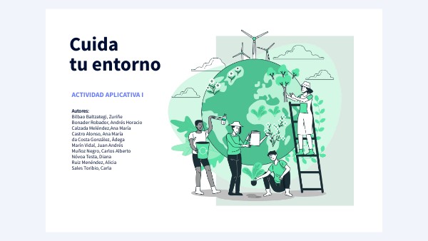 Cuida tu entorno