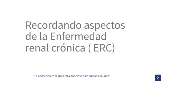 Recordando lo básico en ERC | Genially