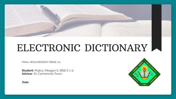 E-DICTIONARY