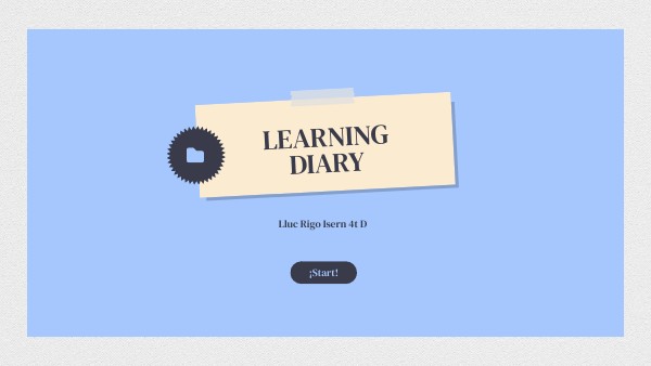 LEARNING DIARY | Genially