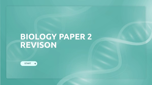 Riology paper 2c revision