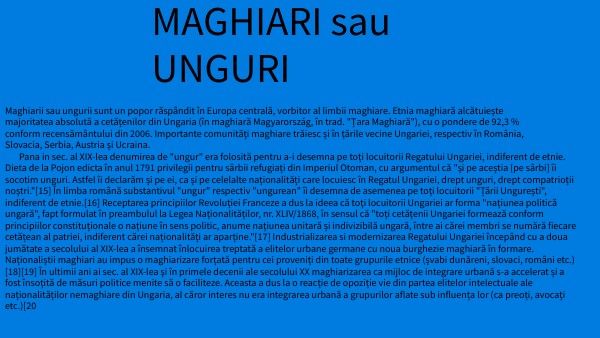 Copy - proiect despre Unguri | Genially