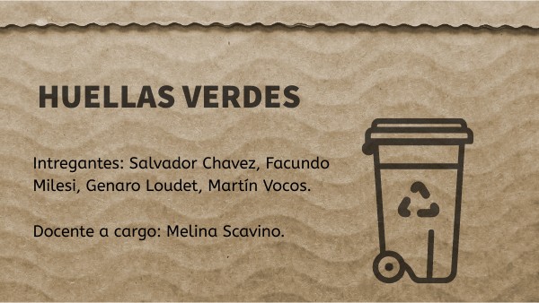 Huellas Verdes Proyecto FVT | Genially