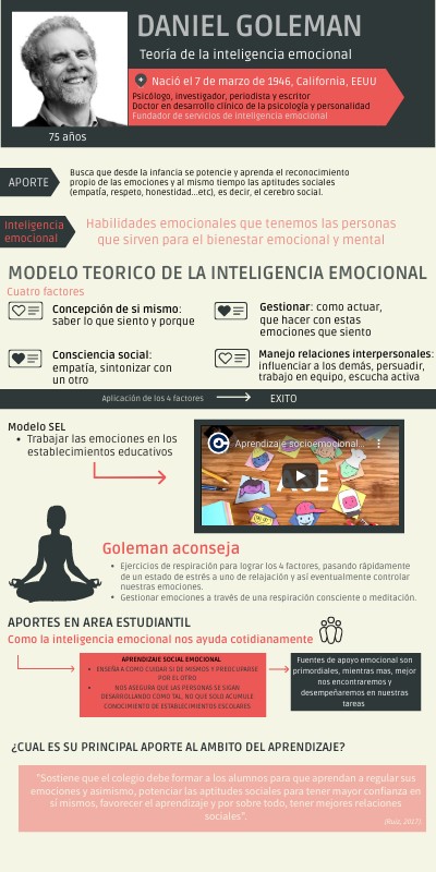 Infografia Goleman | Genially