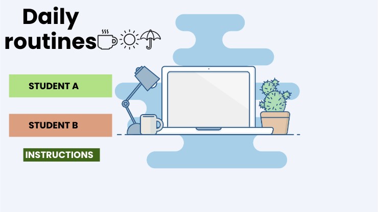 daily routine digital activity | Genially