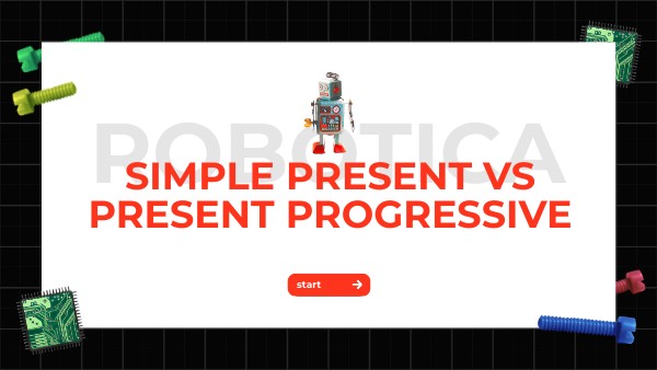 Present progressive vs simple present