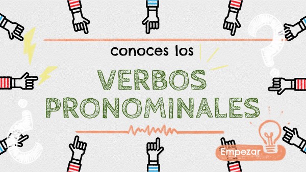 Verbos pronominales