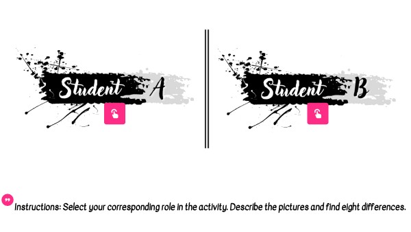 Present Continuous. Spot the Differences (book 1) | Genially