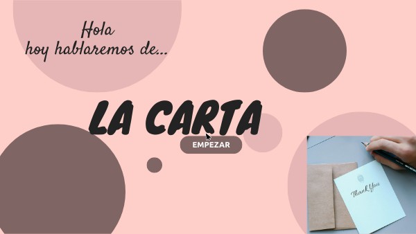 LA CARTA | Genially
