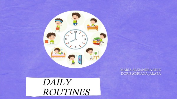 DAILY ROUTINES | Genially