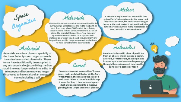 Space Rocks Organizer | Genially