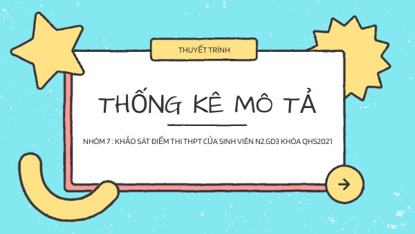 THONG KE MO TA NHOM 7 | Genially