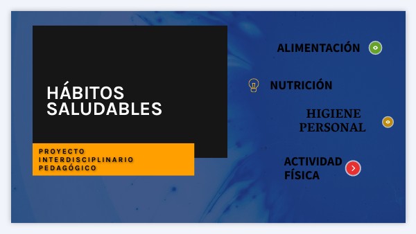 HÁBITOS SALUDABLES | Genially