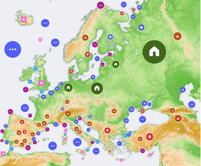 Map of Europe (Physical) | Genially