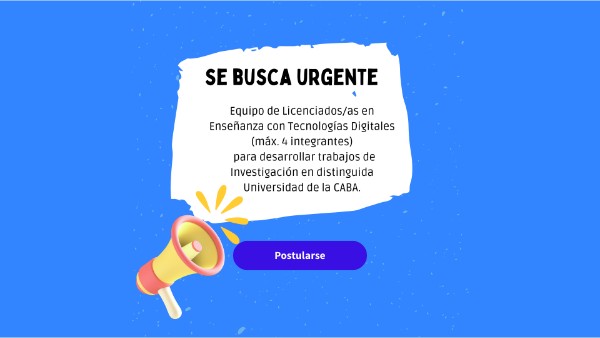 Se busca urgente. GamifiCABA | Genially