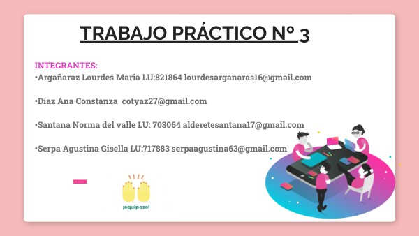 TRABAJO PRÁCTICO N° 3 | Genially