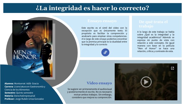 Integridad | Genially